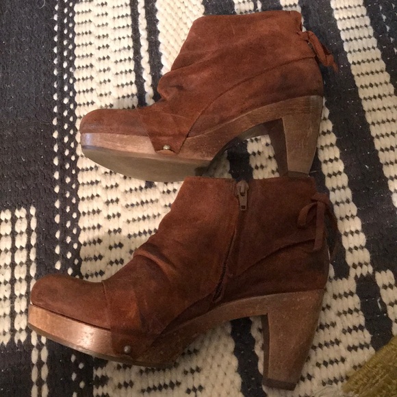 COCLICO | Shoes | Coclico Ndakinna Suede Clog Booties | Poshmark